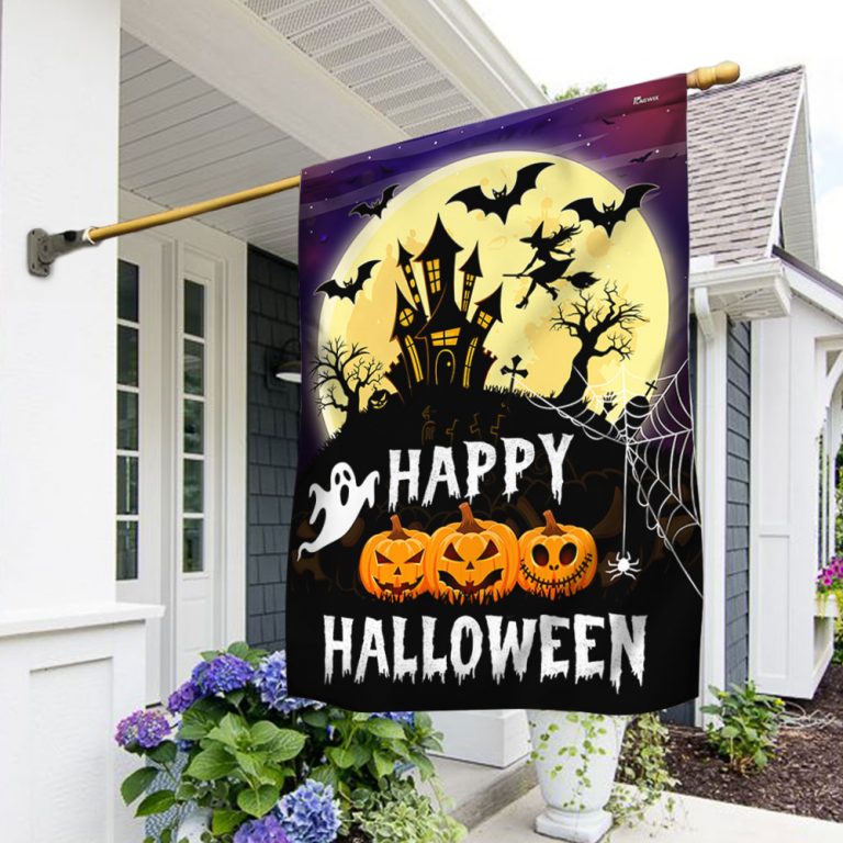 Halloween Town Flags - October Nightmare Halloween Decor