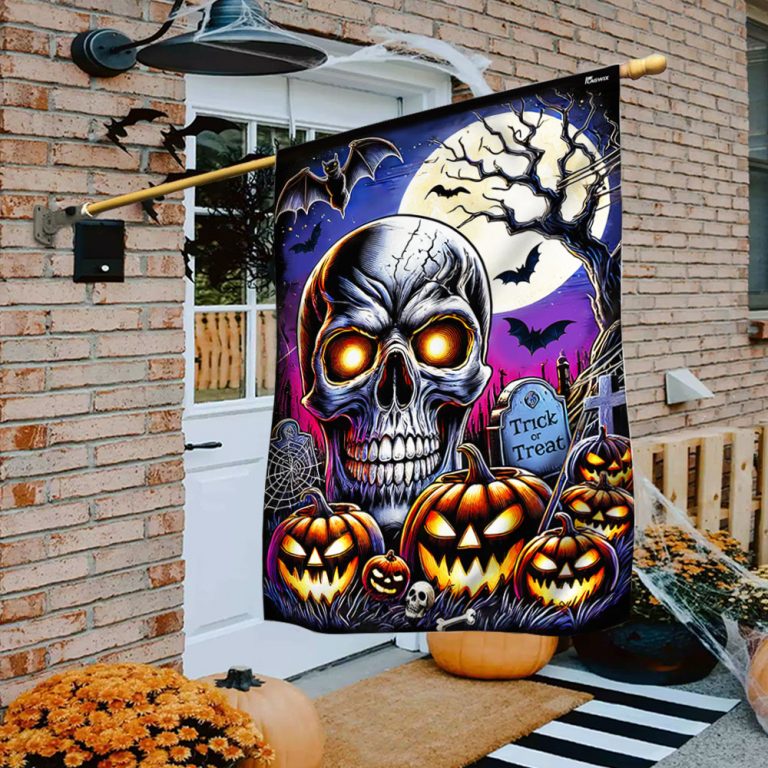 Halloween Town Flags - October Nightmare Halloween Decor