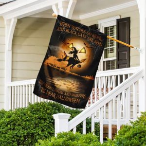 Halloween Town Flags - October Nightmare Halloween Decor