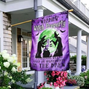 Halloween Town Flags - October Nightmare Halloween Decor
