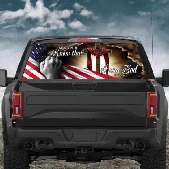 Patriotic Truck Window Decals On Memorial Holidays