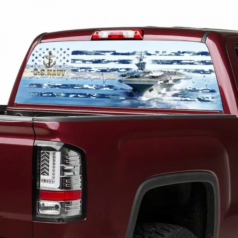 Patriotic Truck Window Decals On Memorial Holidays